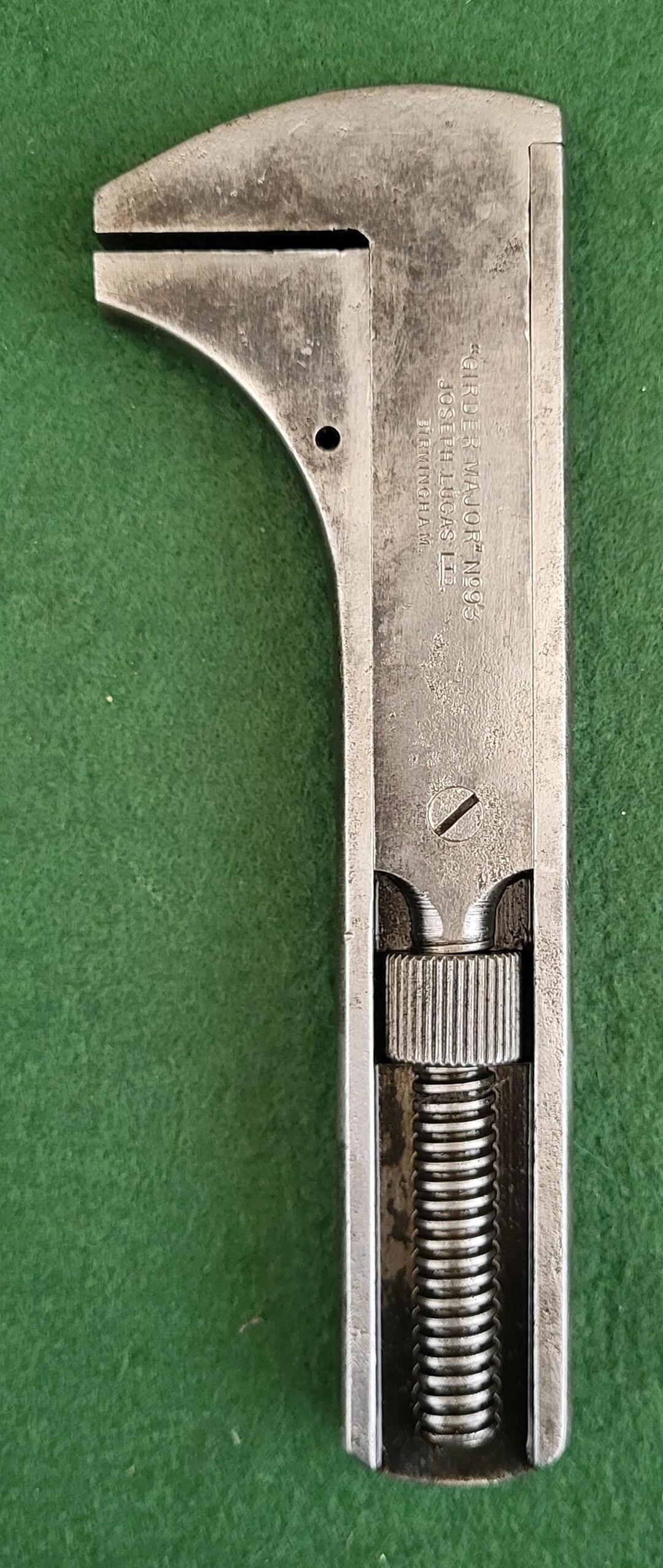 Vintage Joseph Lucas 7 Girder Major 93 Adjustable Wrench. Vintage Lucas ...