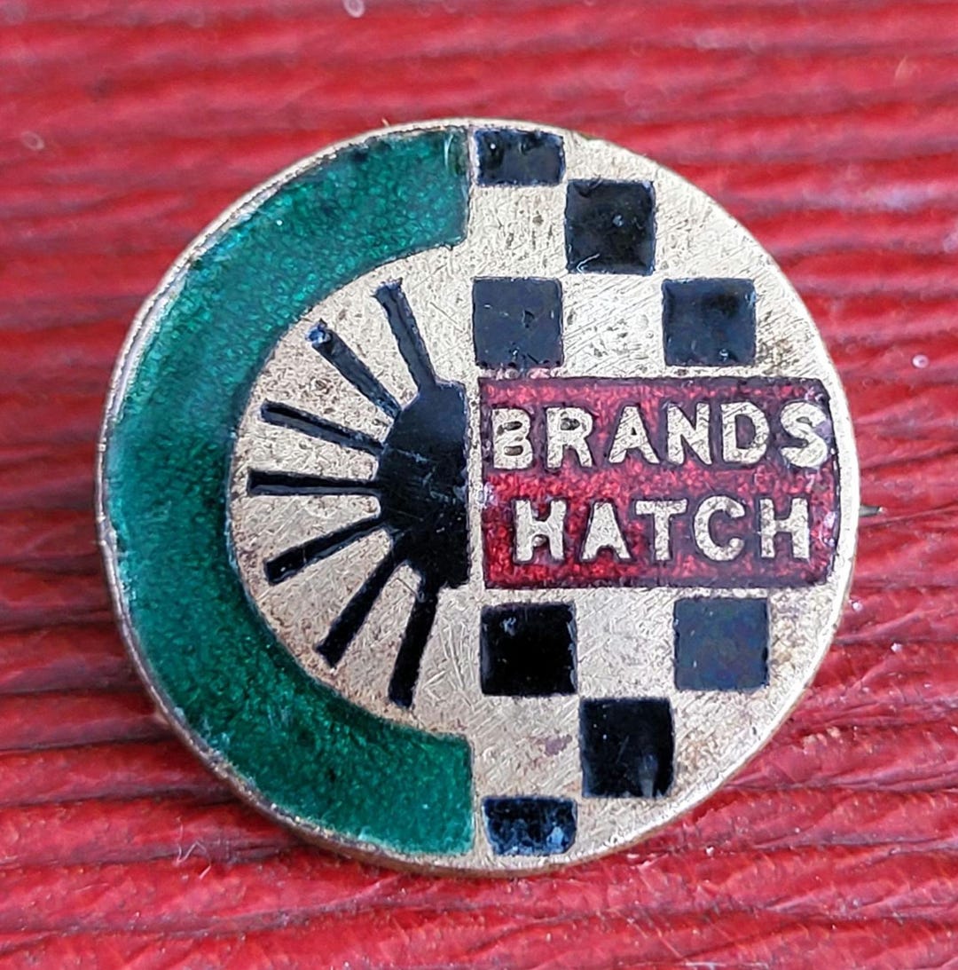 Vintage Brands Hatch Badge. Vintage Brands Hatch Enamel Badge by ...