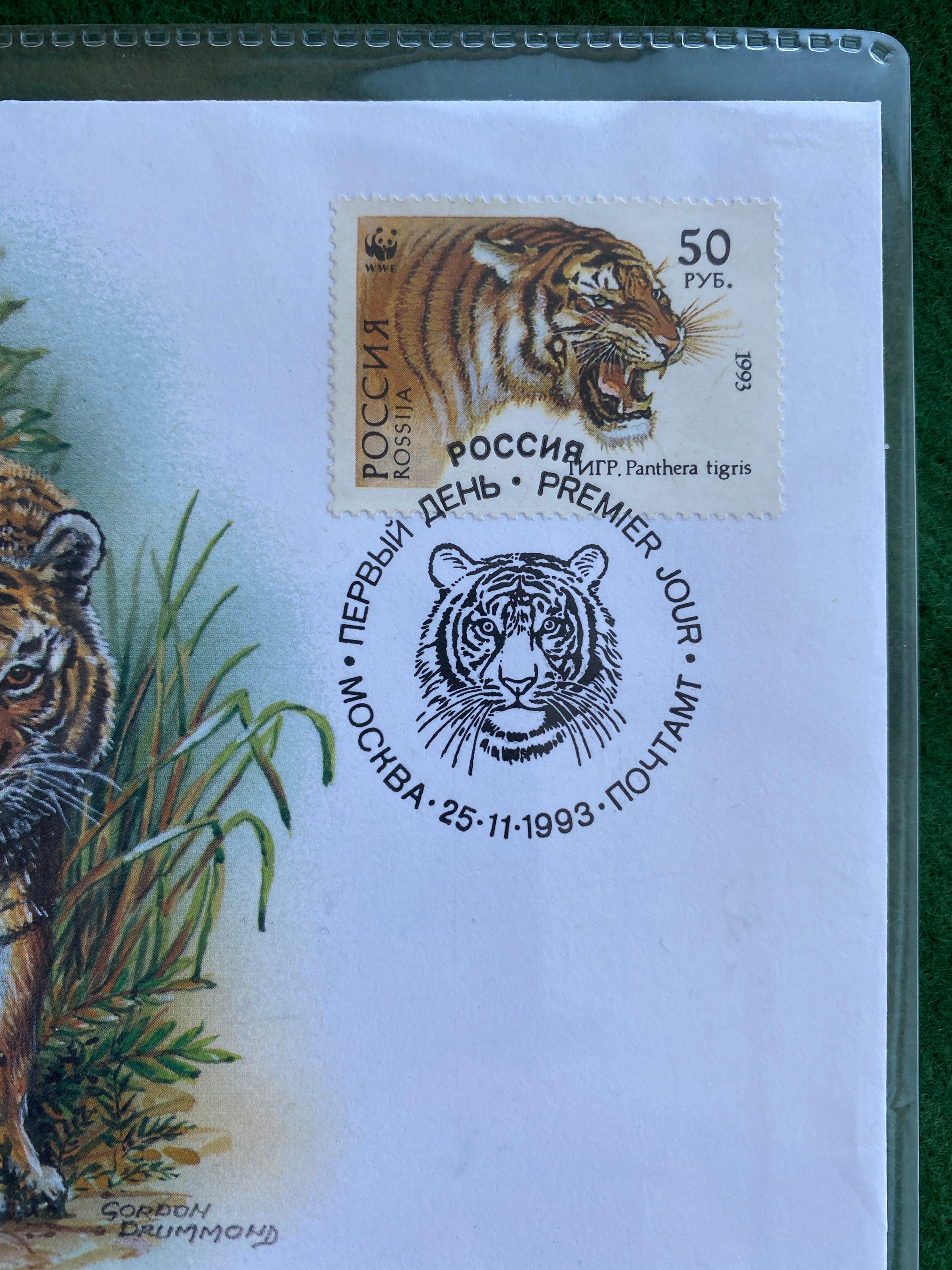 WWF 1993 Tiger Token. WWF Tiger Official Philatelic-numismatic - Etsy UK