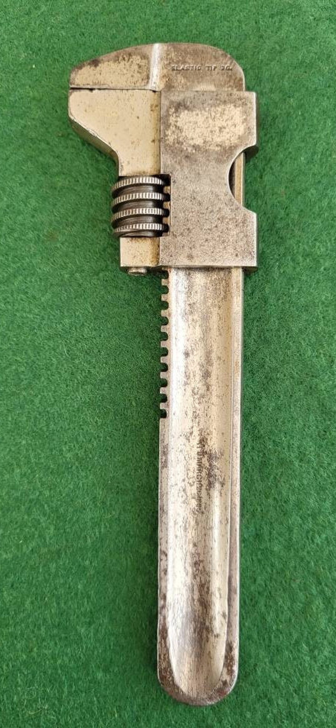 Rare Antique Elastic Tip Co. Adjustable Wrench. Nice Clean Antique ...