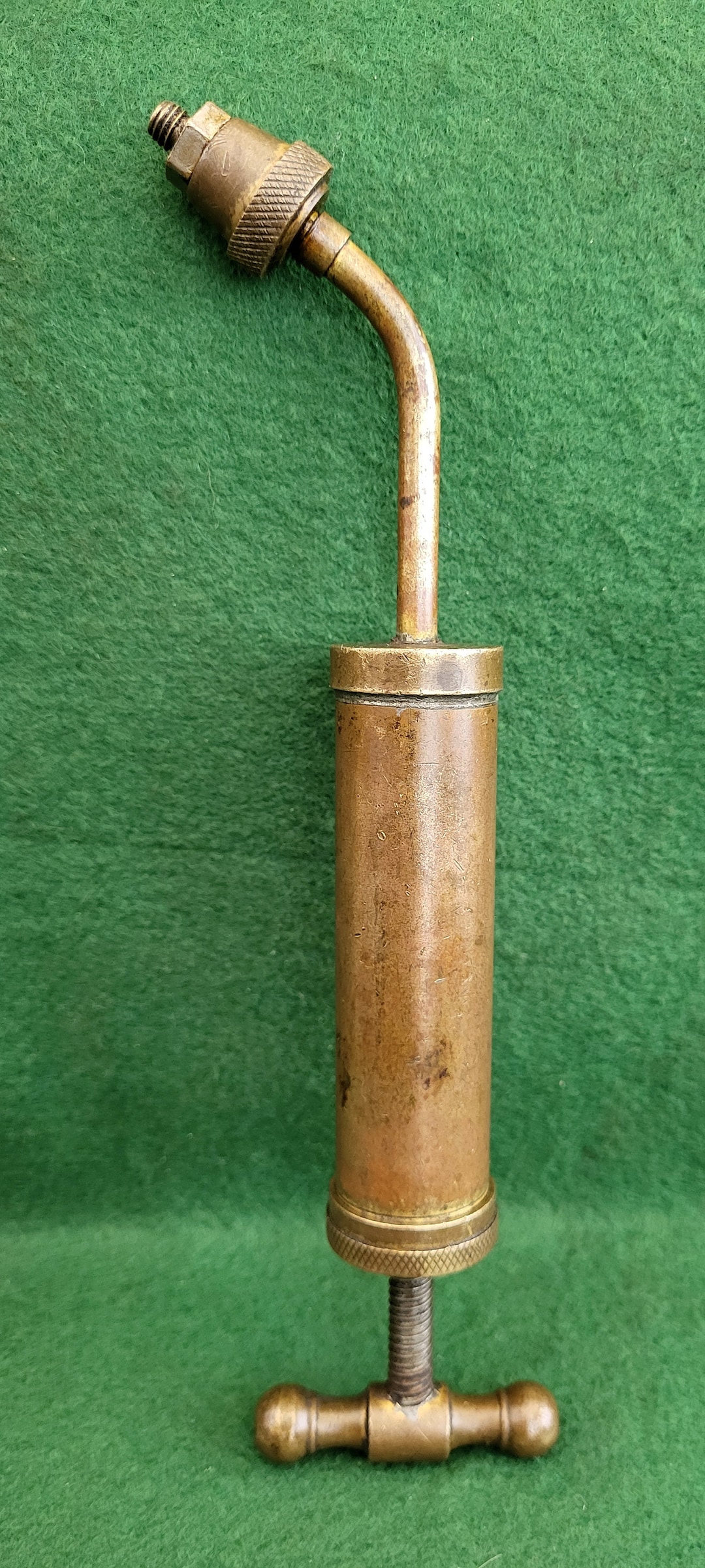 Nice Vintage Small Screw Down Grease Gun for Vintage Motorbikes. Small ...