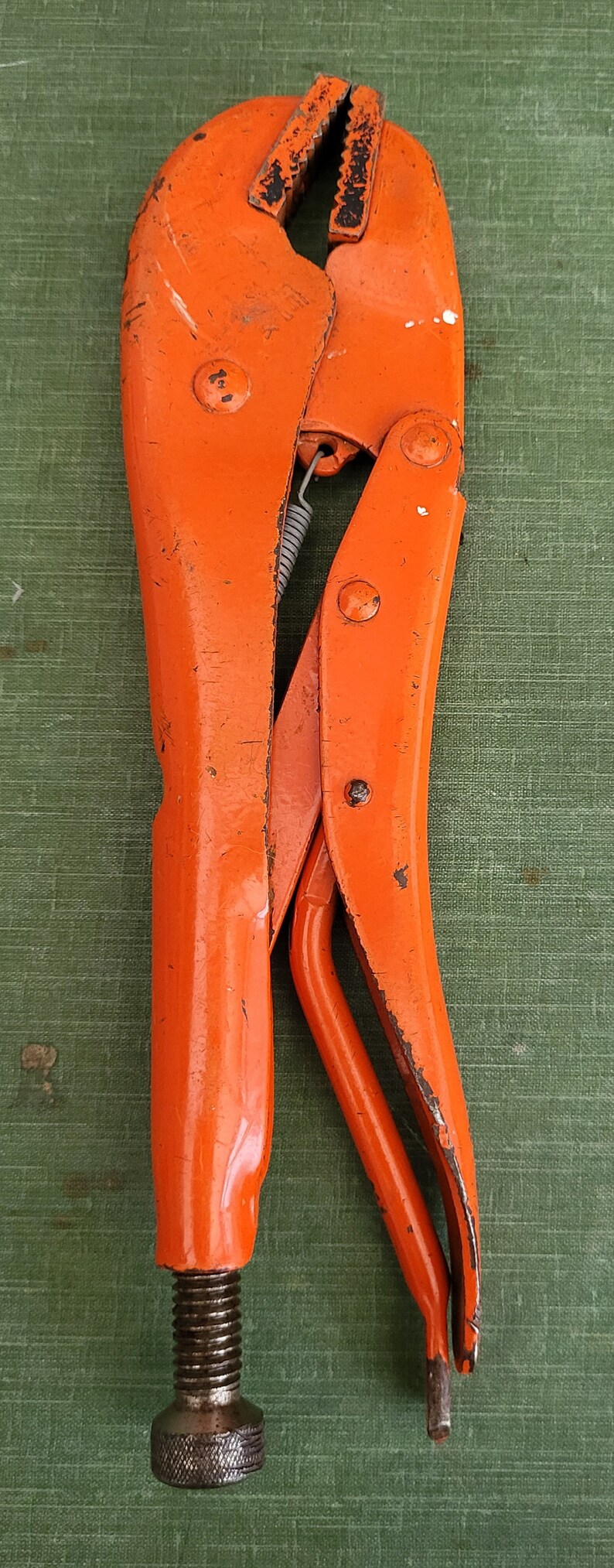 Original Vintage Orange Mole Grips. Vintage Original Self Grip Wrench ...