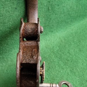 Antique LNER Padlock and Key - Large Antique LNER Railway Padlock and ...