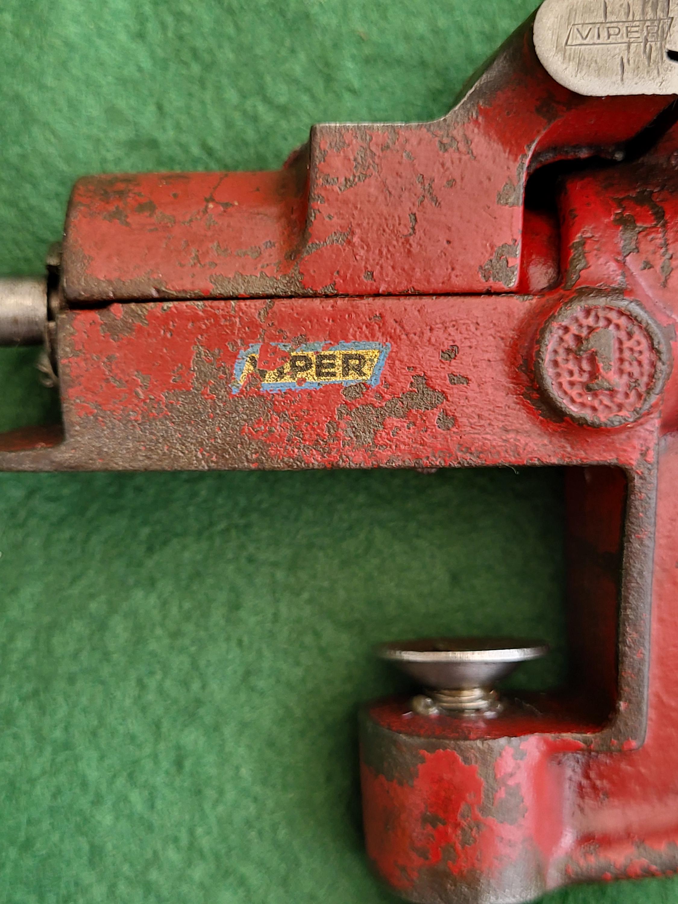 Vintage Small Hobbies Vice. Nice Clean Vintage Small Red 2 Inch Vice ...