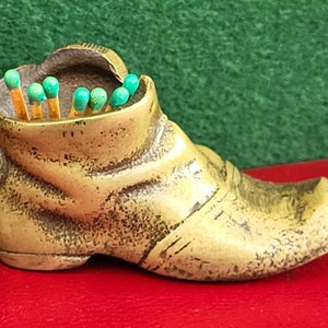 Vintage Brass Boot Matchstriker. Vintage Boot Matchstrike. Vintage ...