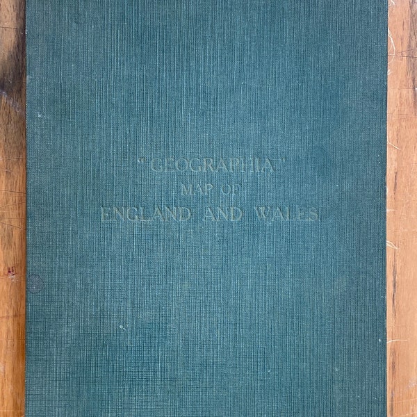 Cloth Map of England - Etsy