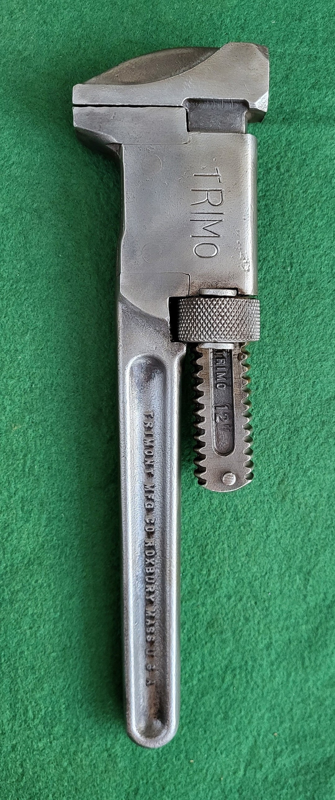 Good Antique Trimo 12 Inch Adjustable Wrench Multitool - Trimont Mfg Co ...