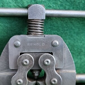 Vintage Renold Motorcycle Chain Link Splitter. Renold Universal Rivet ...