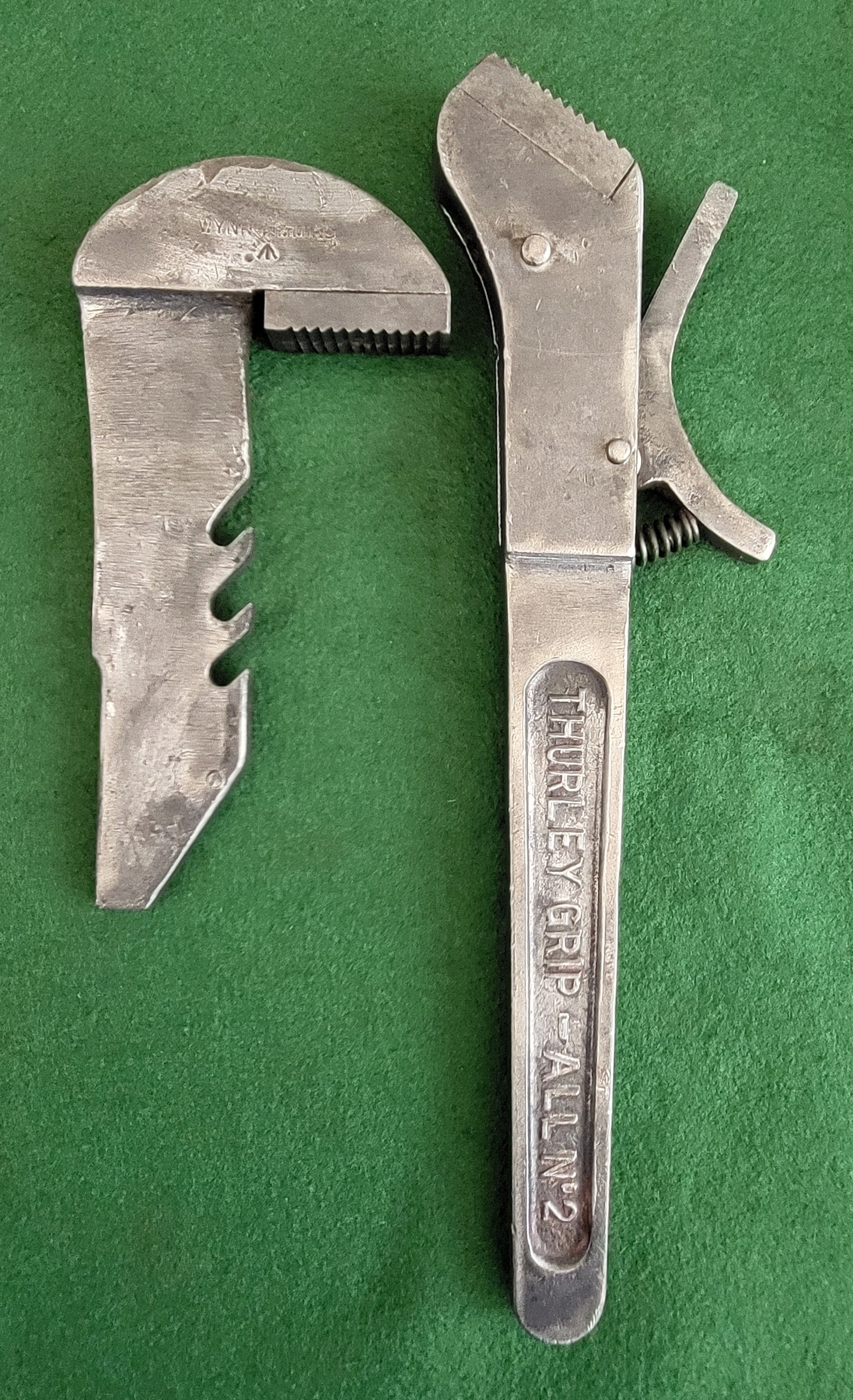 Antique Ex Military Adjustable Wrench - the Thurley Grip-all No.2 ...