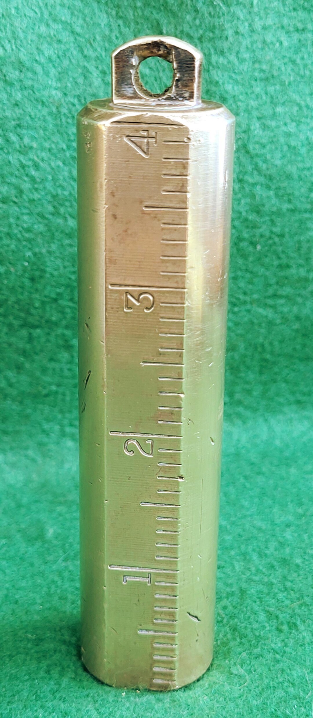 Vintage Brass Dipping Brass Plumb Bob Weight. Vintage Brass 4 Inch ...