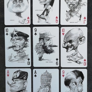 Vintage Non Standard Playing Cards. Political Playing Cards Alfonso ...