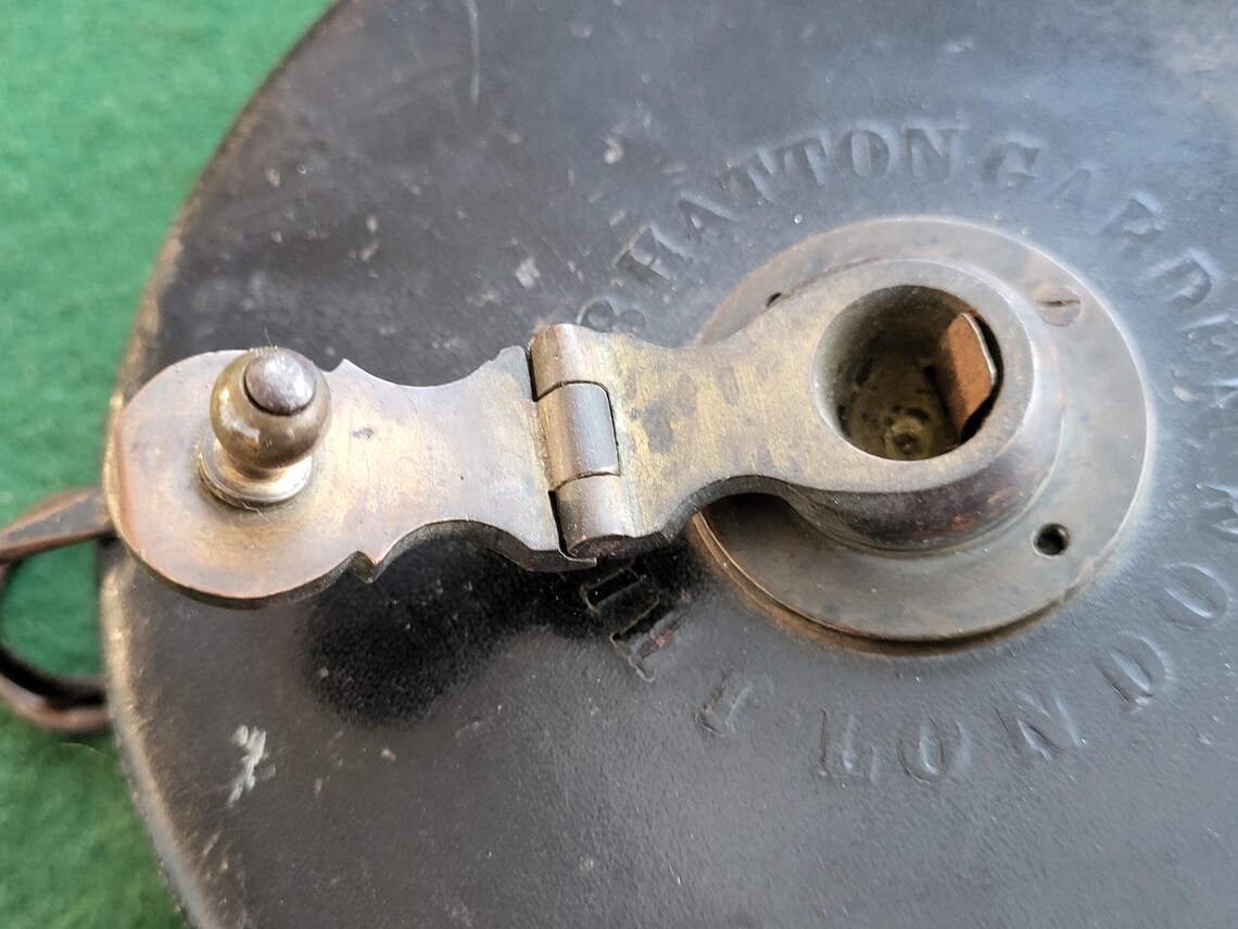 Rare Antique James Hicks (8 Hatton Garden, London) Leather and Cloth ...