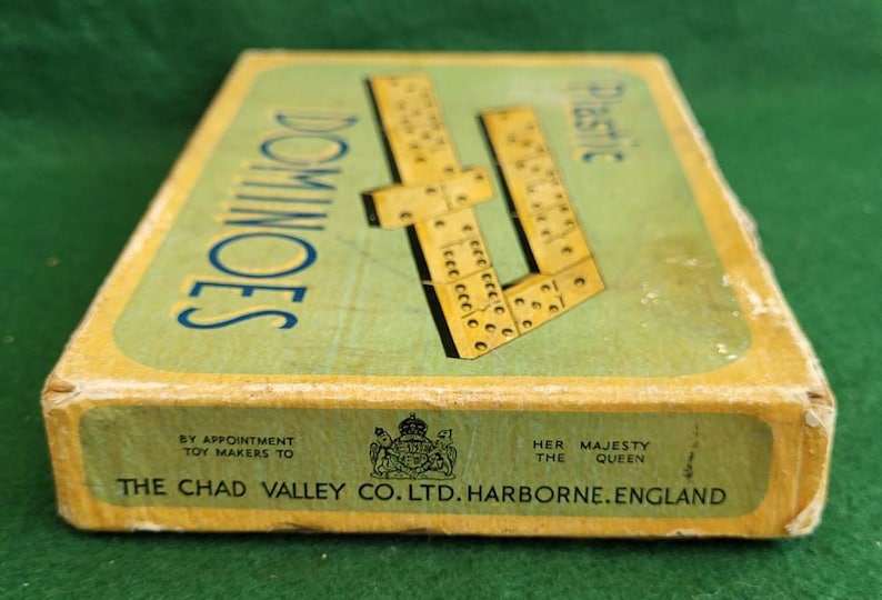 Vintage Plastic Dominoes by the Chad Valley Co. Ltd - by Appt. Toy ...