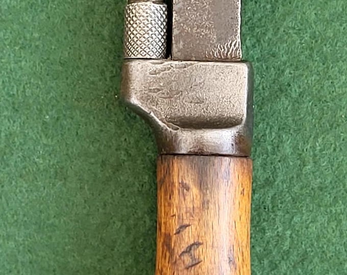 Vintage Wooden Handled Adjustable Wrench. Nice Clean Wooden Handled 8 ...