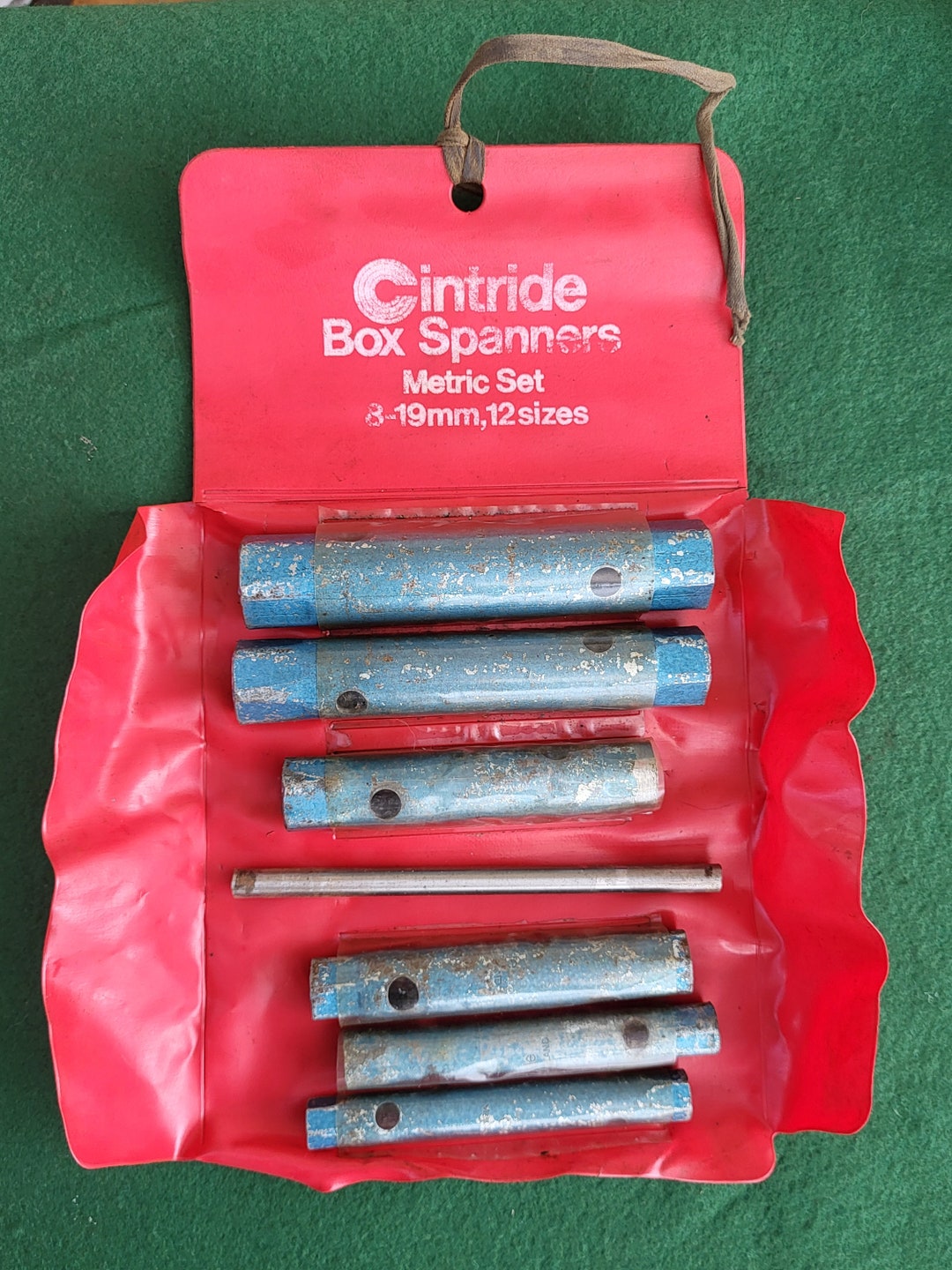 Vintage Box Spanners. Six Vintage Cintride Metric/imperial Box Spanners ...