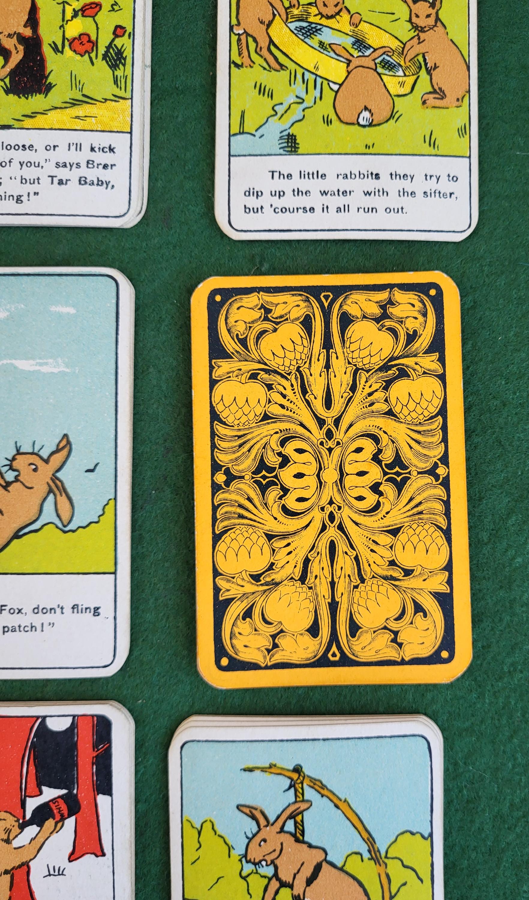 Scarce Antique Card Game - the Brer Rabbit Card Game, Complete Game of ...