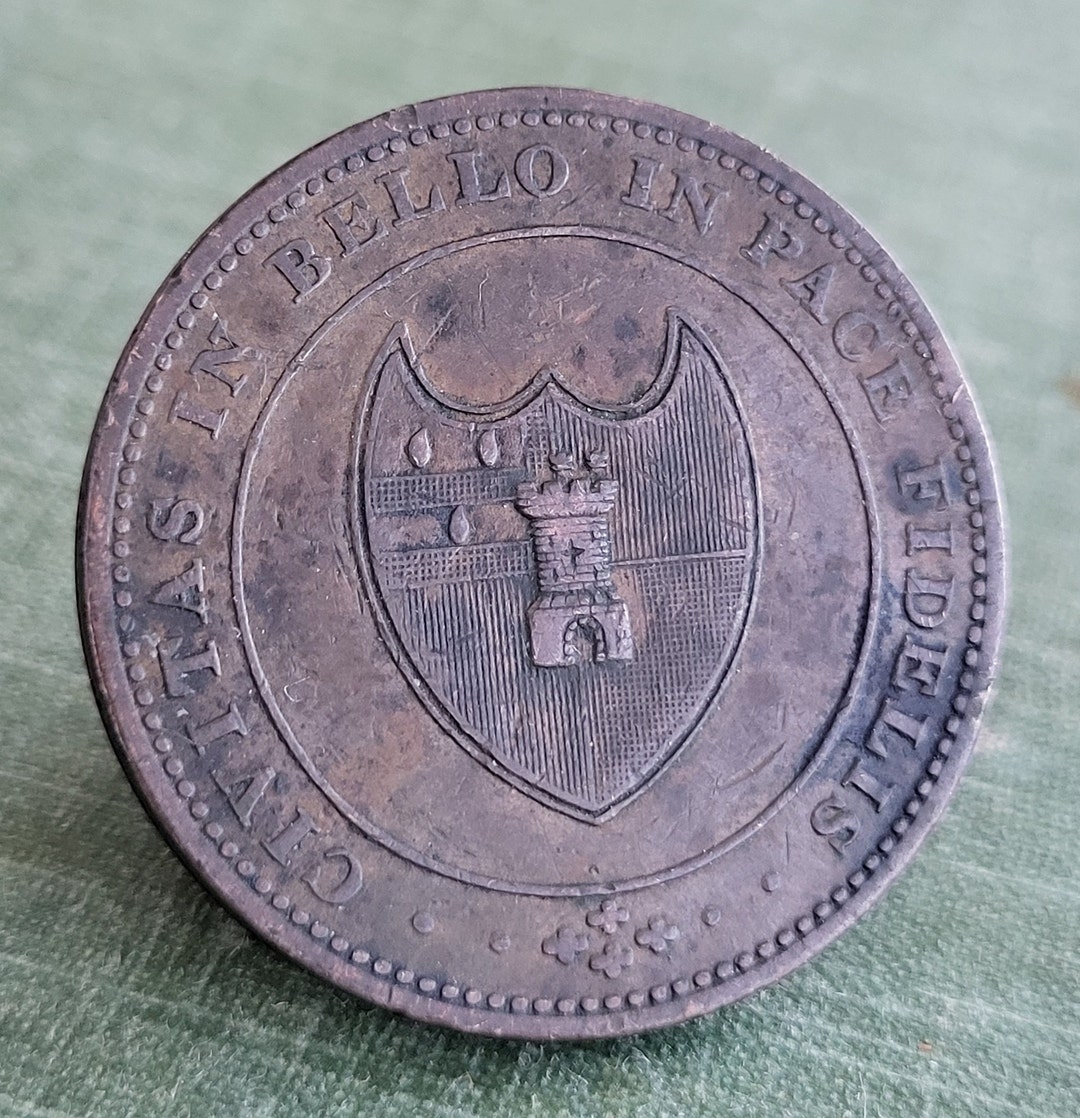 Antique One Penny Token. 1811 Worcester One Penny Token Worcester City ...