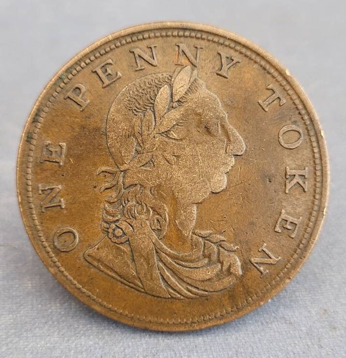 Antique Ireland One Penny Token 1820. Antique Ireland Token. Penny ...