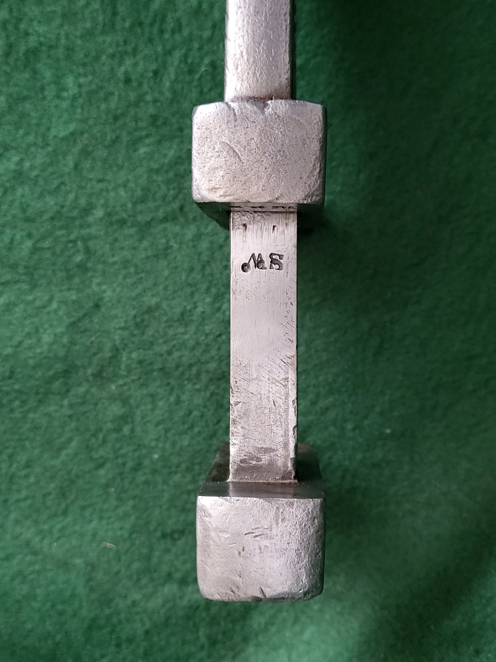 Antique Double Bar Adjustable Spanner. Large Heavy Antique Double Bar ...