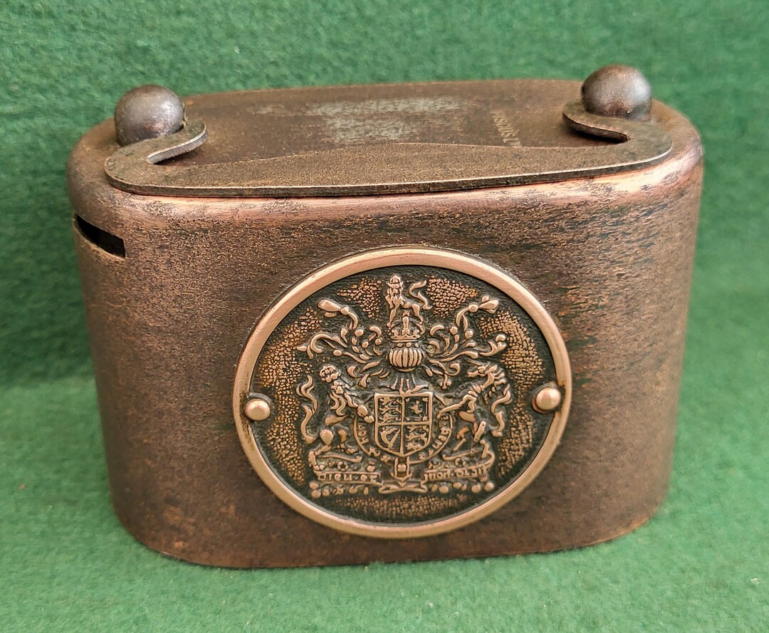 Antique Post Office Savings Bank Metal Money Box - Fiscus Ltd. Antique ...