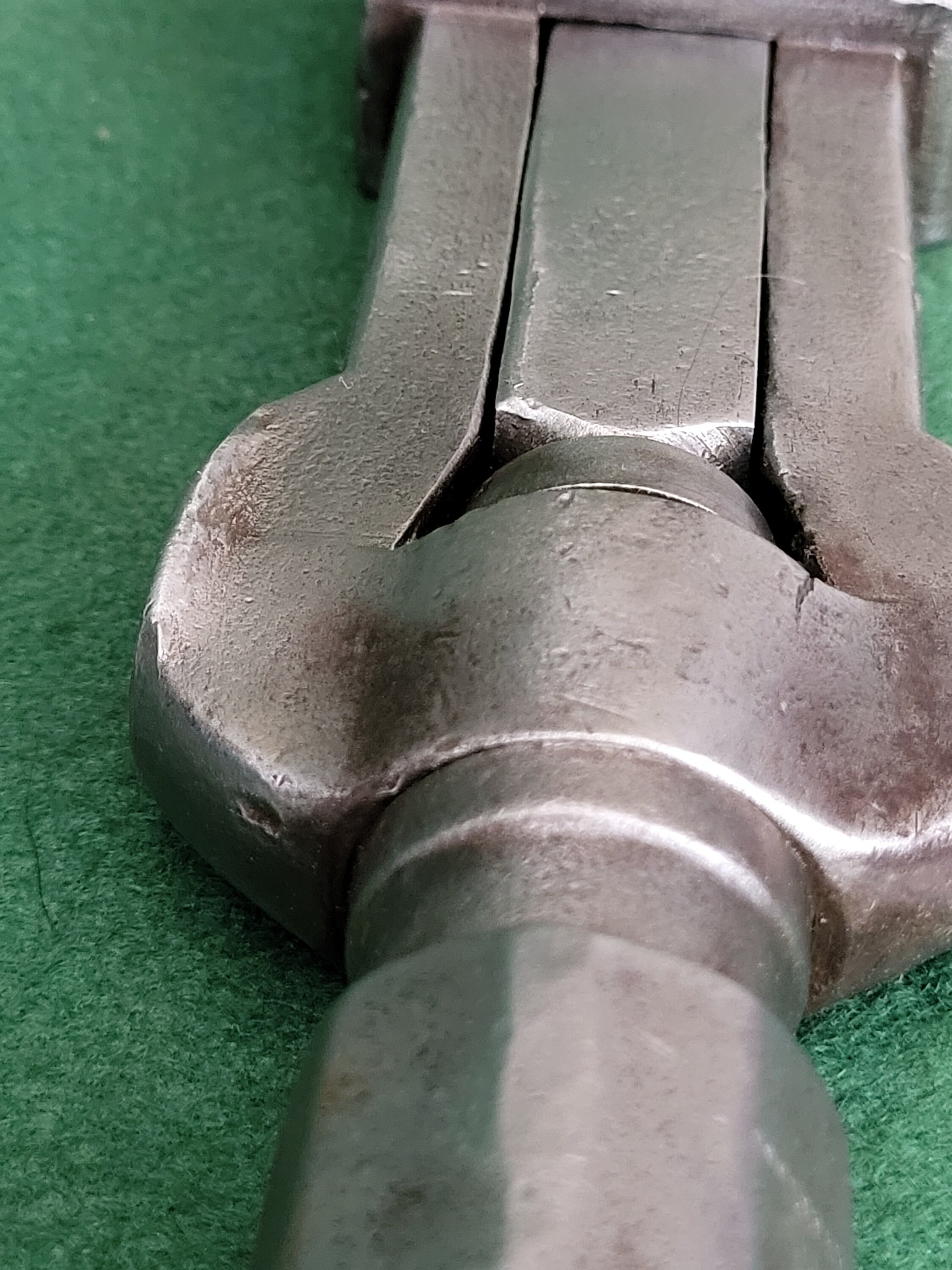 Antique Double Bar Adjustable Spanner. Large Heavy Antique Double Bar ...