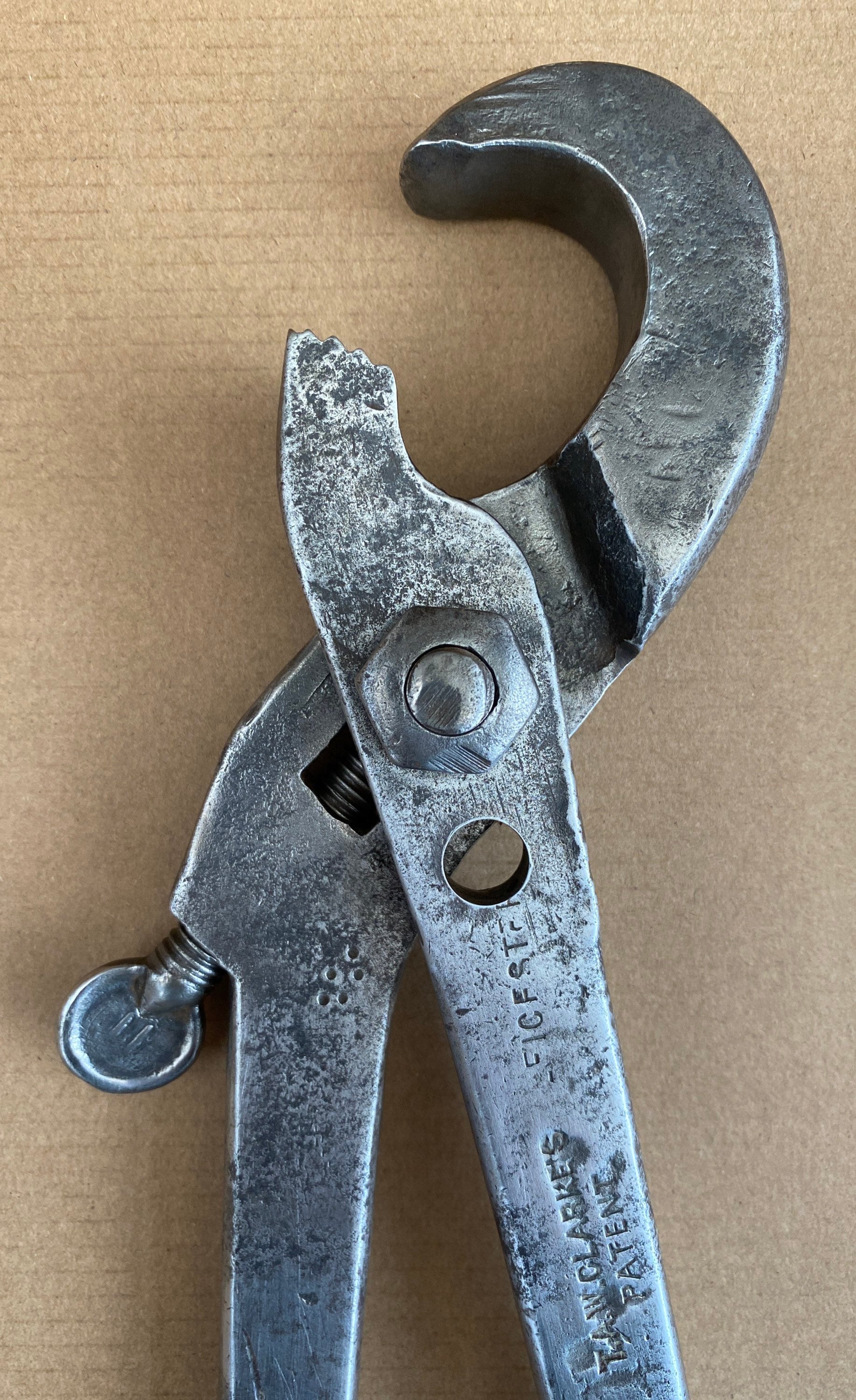 Rare Antique Pipe Tongs by T.A.W. Clarke. Rare Antique Pipe Tongs ...