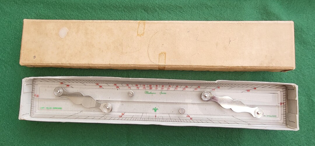Vintage Parallel Ruler. Vintage Mathema Series Capt. Fields Improved ...