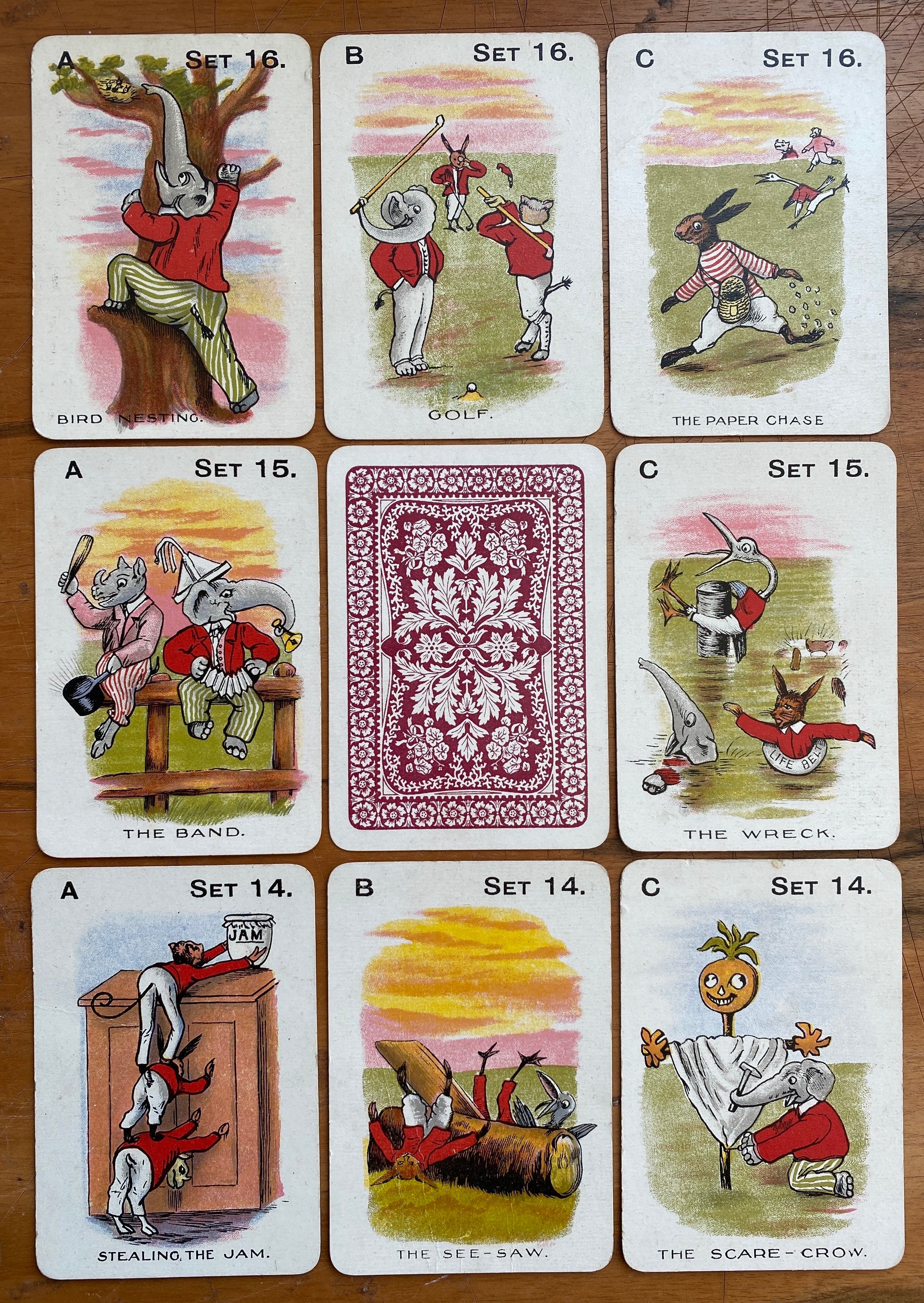 Rare Antique Jungle Jinks Card Game by Thomas De La Rue & Co - Etsy