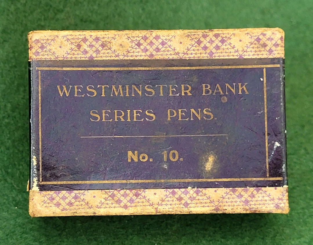 Vintage Dip Pen Nibs. Vintage T. Bower & Sons Westminster Bank - Etsy