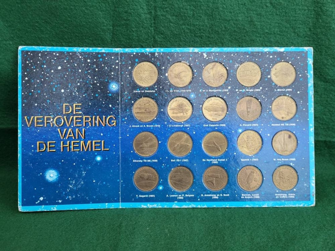 1970's Vintage Shell Tokens - De Verovering Van De Hemel - Conquest of ...
