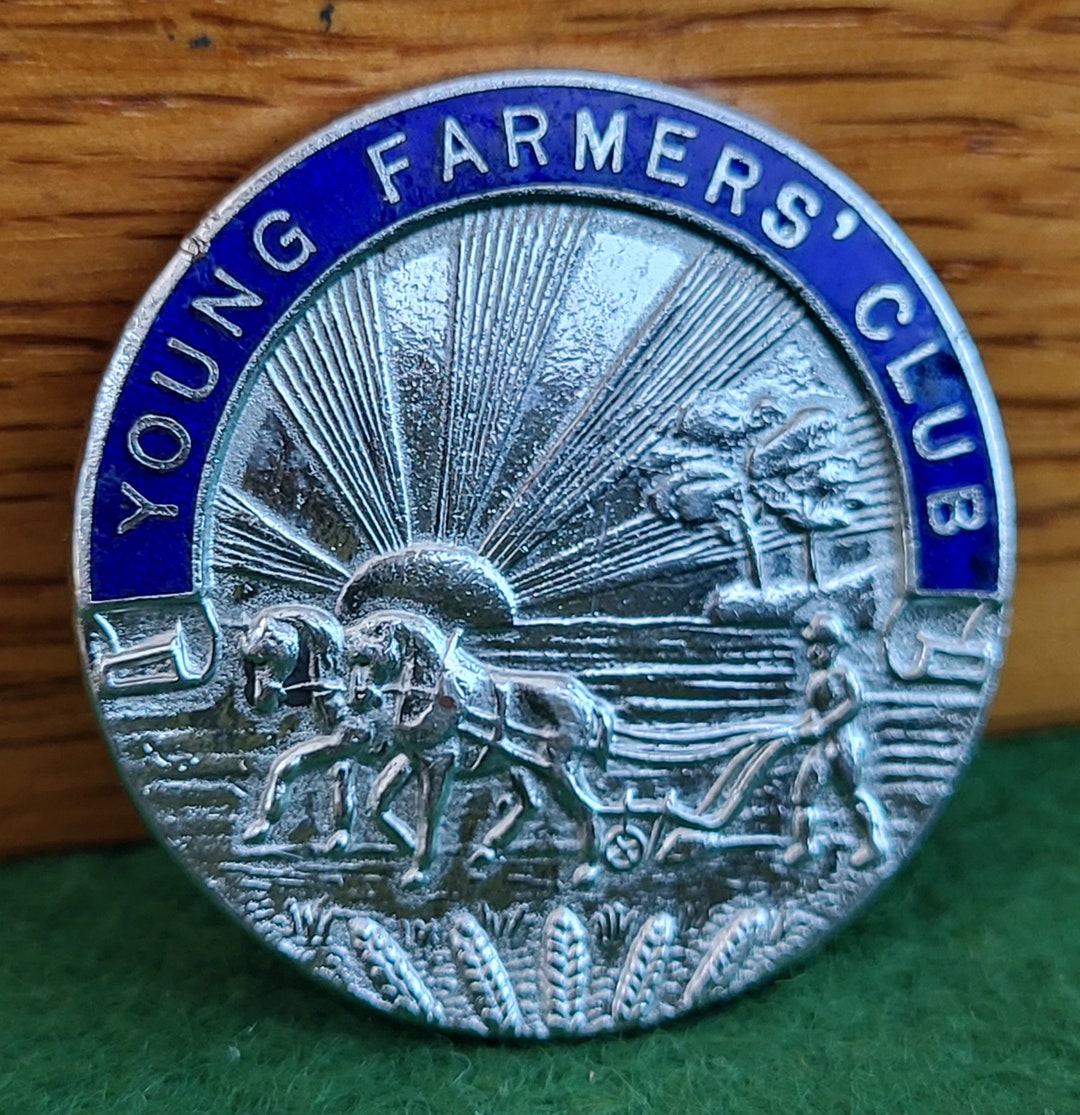 Vintage Badge Vintage Young Farmers Club Badge. - Etsy