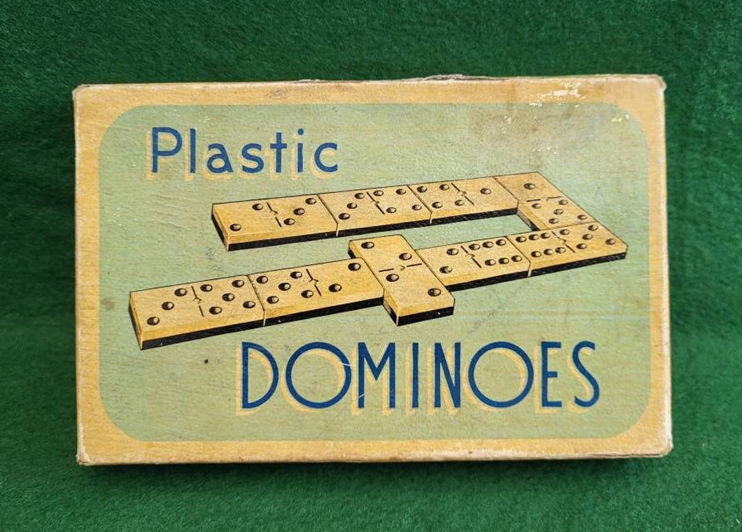 Vintage Plastic Dominoes by the Chad Valley Co. Ltd - by Appt. Toy ...