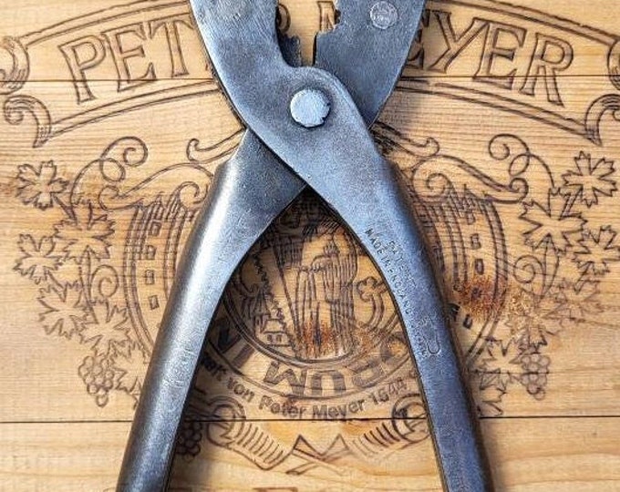 Antique Footprint 8 Inch Patent Fit-all Pliers. Antique Footprint ...