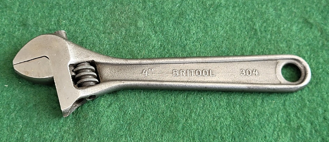 Unusual Vintage Britool 4 Inch Adjustable Spanner - Made in Sweden ...