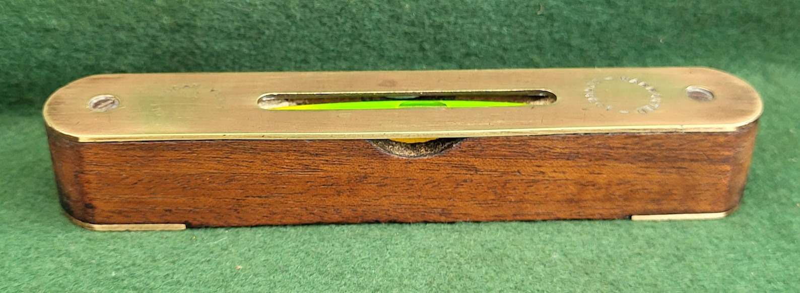 Vintage Wood and Brass Spirit Level. Vintage Elliott-lucas 6 Inch Wood ...