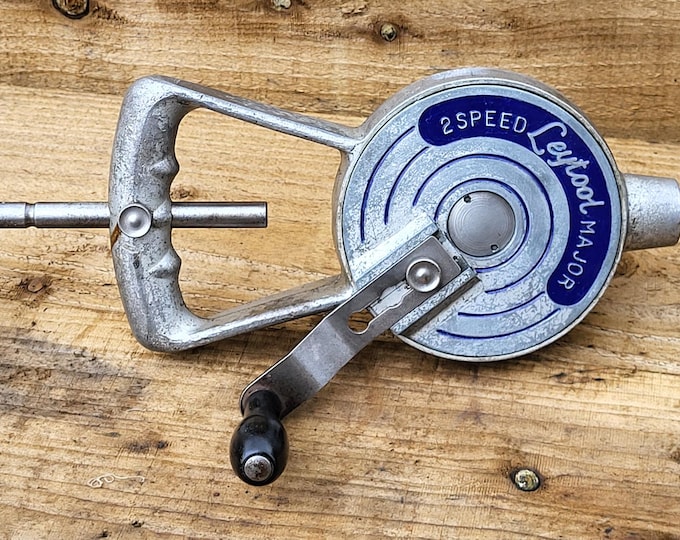 A Good Vintage 1960's Leytool Major 2 Speed Hand Drill Suitable for ...