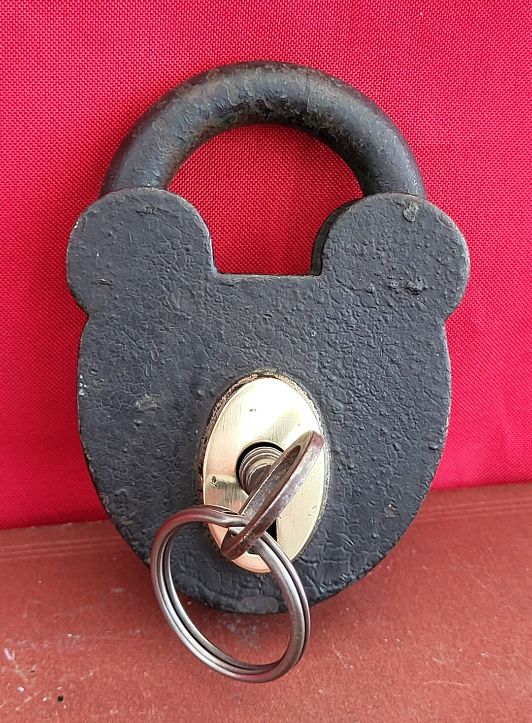 Antique Padlock and Key - Large Antique Padlock and Key Good Working ...