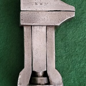 Antique Double Bar Adjustable Spanner. Large Heavy Antique Double Bar ...