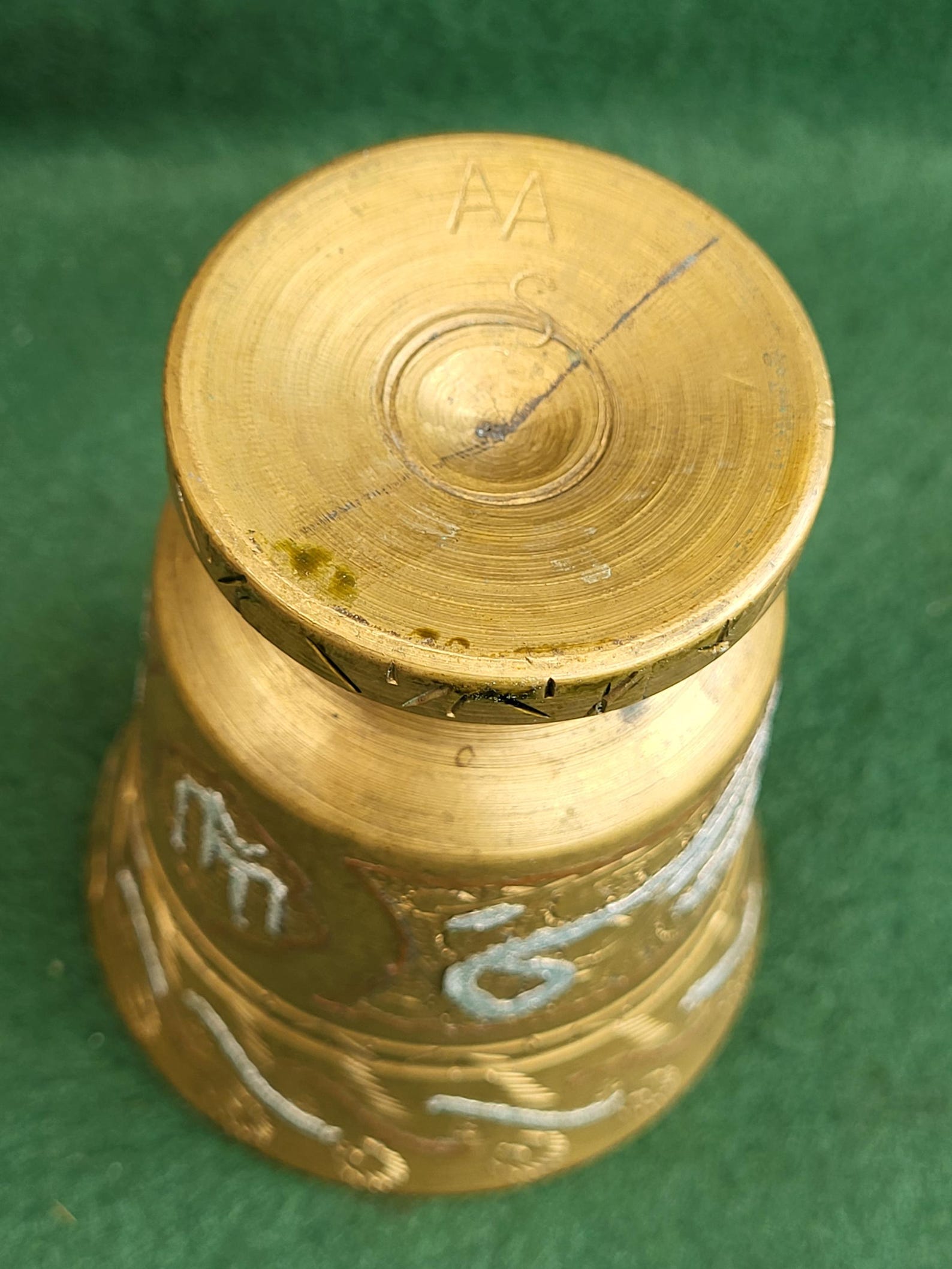 Absolutely Stunning Vintage Brass Arabic Decorated Mortar and Pestle ...