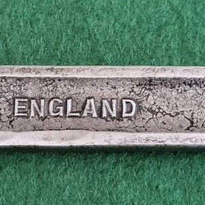 Vintage Lister Spanner - Vintage Lister 5/8 W and 9/16 W Open End ...