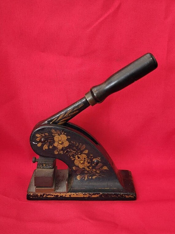 Antique Letterhead Embossing Press. Antique Iron Letter - Etsy