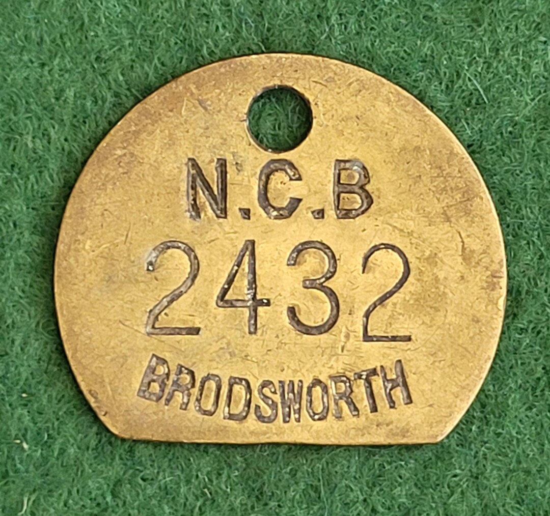 Vintage Brass Pit Checks. Old Mining Pit Checks for NCB Brodsworth ...