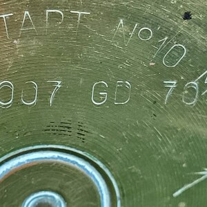 Vintage Jet Engine Brass Starter Cartridge - Cart. Elec. Eng. Start No ...