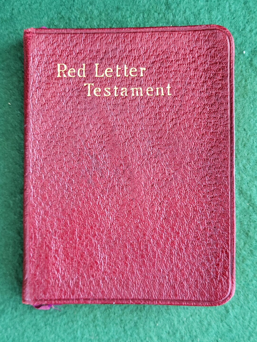 Antique Red Letter Testament. Antique Red Letter Testament Showing Our ...