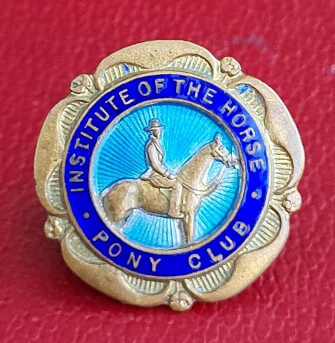 Vintage 1930's Pony Club Badge. Vintage Institute of the Horse Pony ...