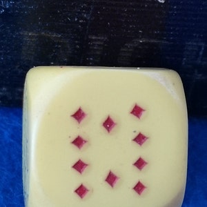 Vintage French Poker Dice. Vintage Poker Dice in Original Box. Five ...