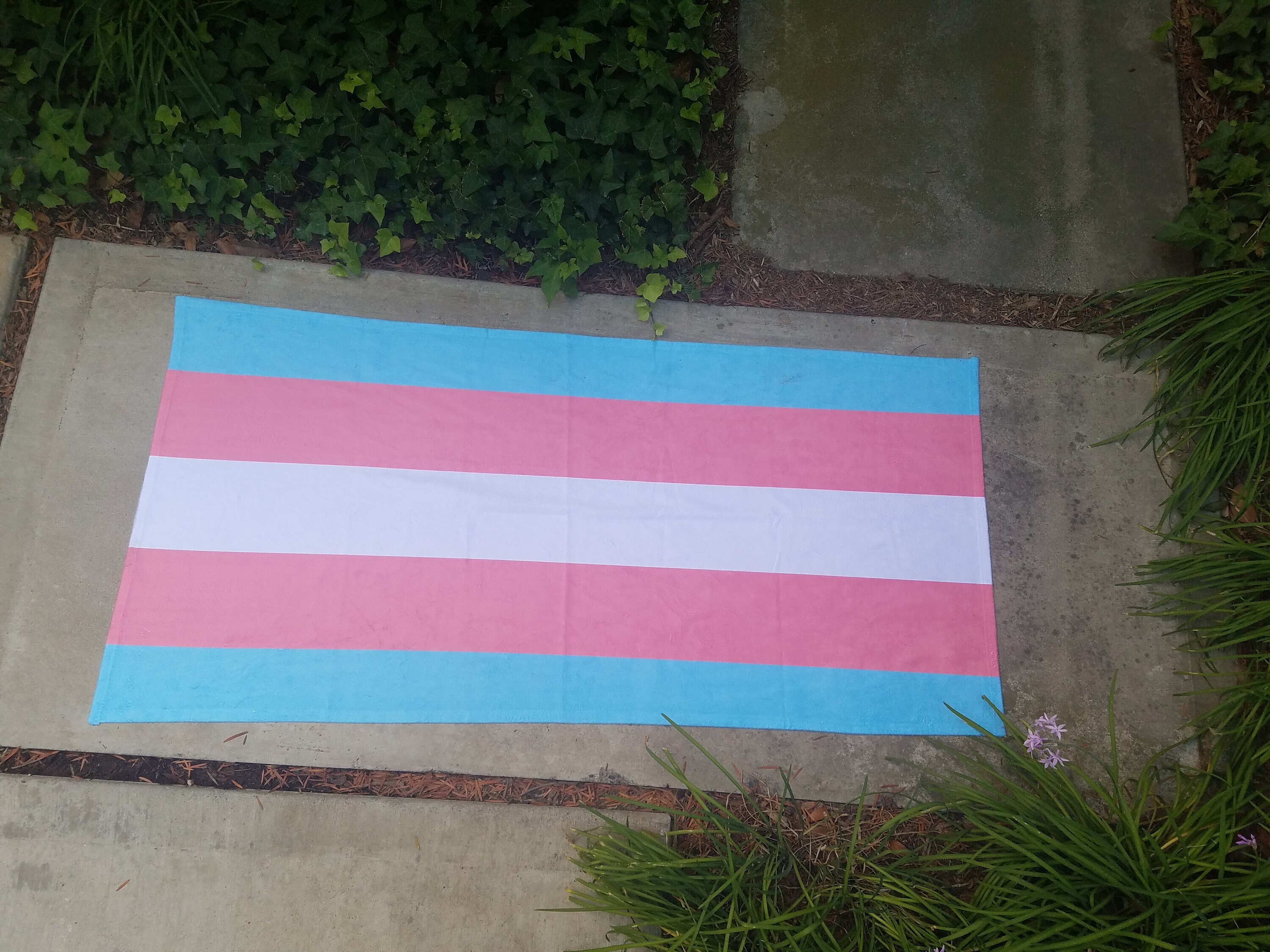 Trans and Nonbinary Pride Flag Beach Towel | Etsy