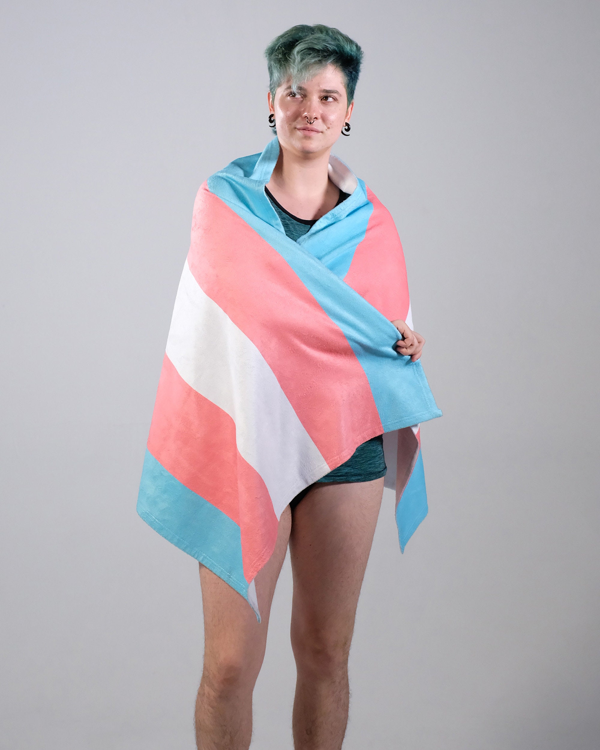 Trans and Nonbinary Pride Flag Beach Towel | Etsy