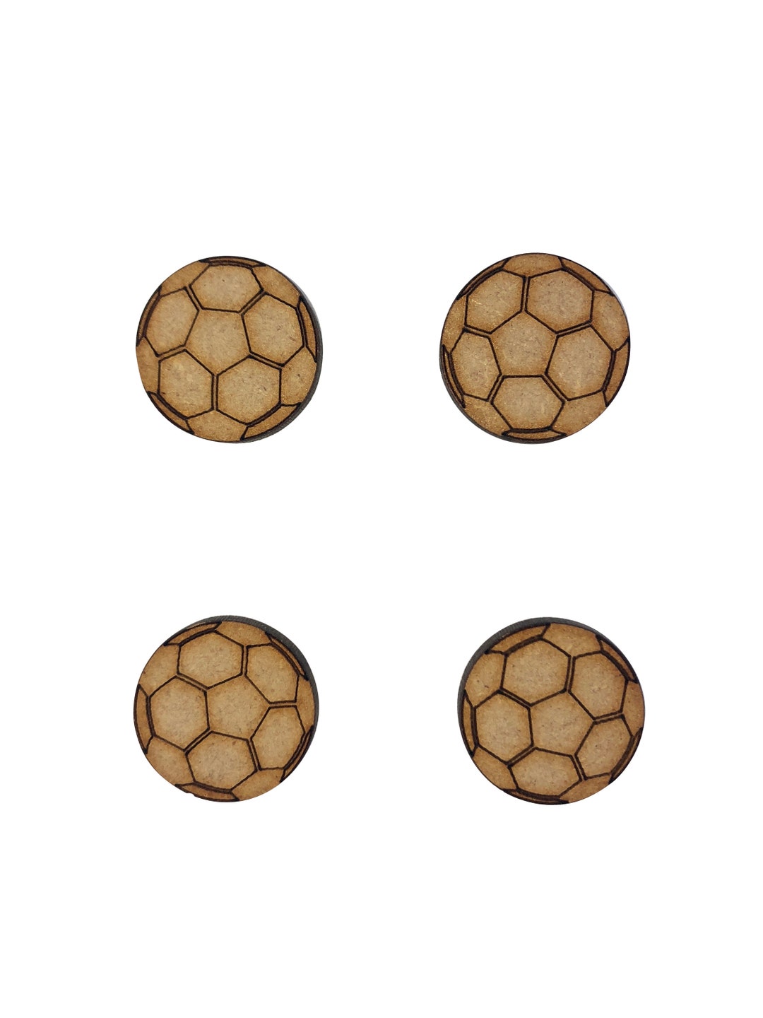 20x Football Balls 2cm Wood Craft Embelishments Laser Cut Shape MDF - Etsy