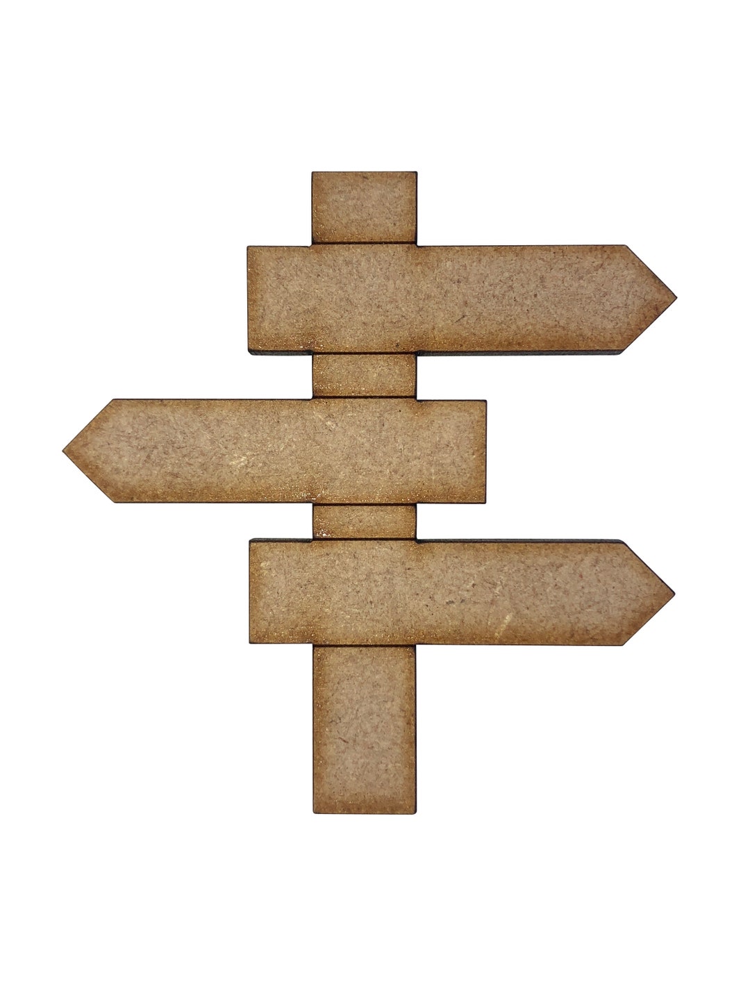 4x Sign Post Fairy 6cm Wood Craft Embelishments Laser Cut Shape MDF ...